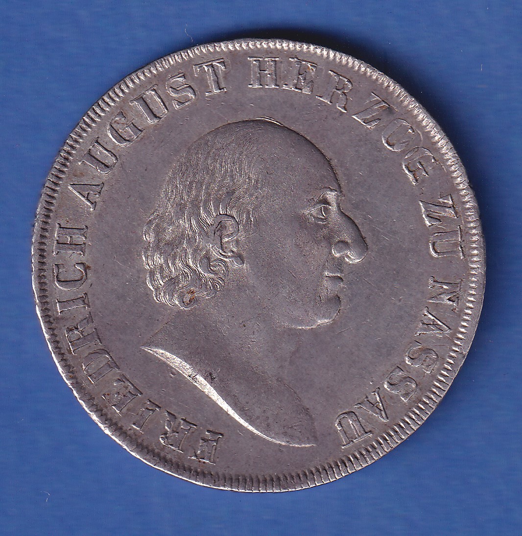 Nassau-Usingen Silbermünze 1 Taler Herzog Friedrich August 1815 ...