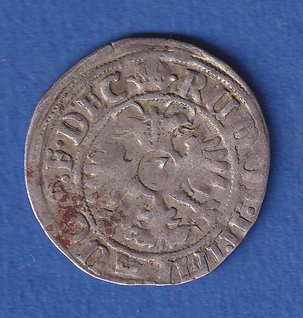 Solms-Lich Silbermünze 3 Kreuzer (Groschen) 1595 · Tilman Dohren Philatelie