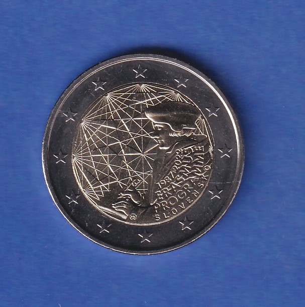 Slowakei 2022 2-Euro-Sondermünze Erasmus-Programm bankfrisch · Tilman ...