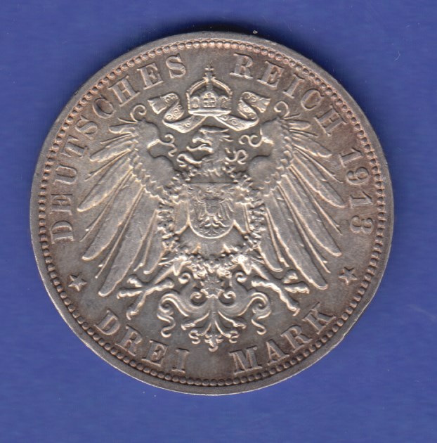 Deutsches Kaiserreich Sachsen 3 Mark E 1913 Völkerschlachtdenkmal ... Deutsches Kaiserreich Sachsen 3 Mark E 1913 Völkerschlachtdenkmal ...