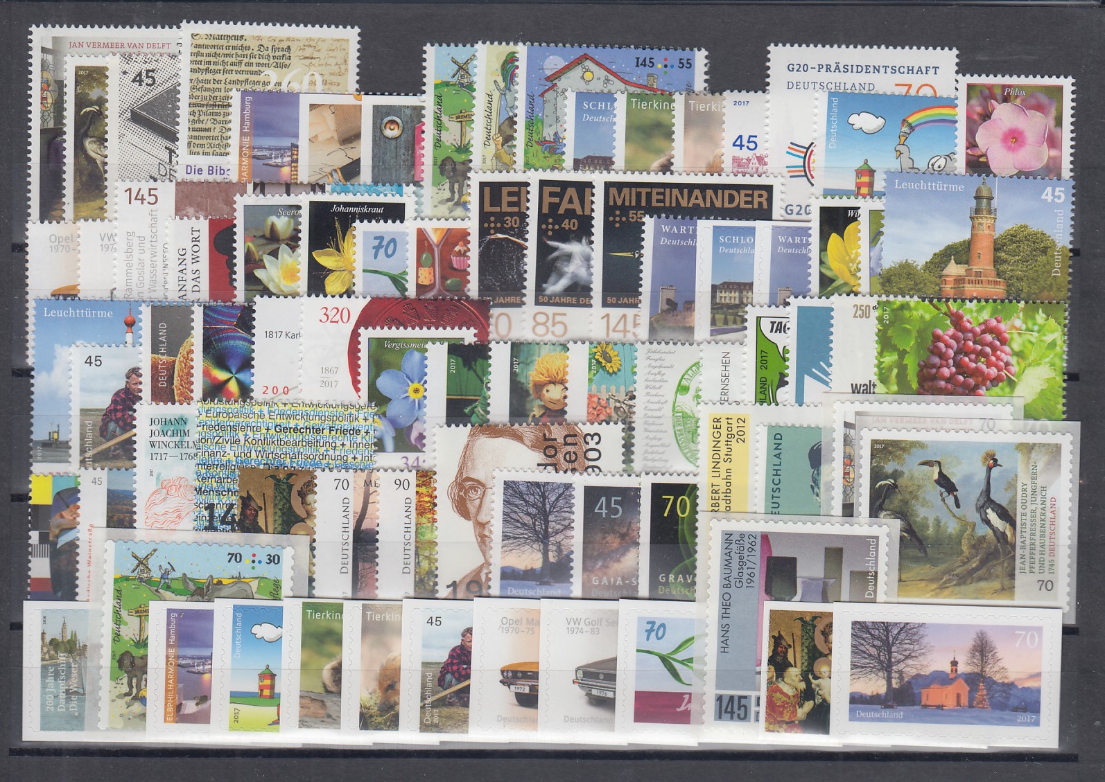 Bundesrepublik Deutschland Briefmarken-Jahrgang 2017 komplett ...
