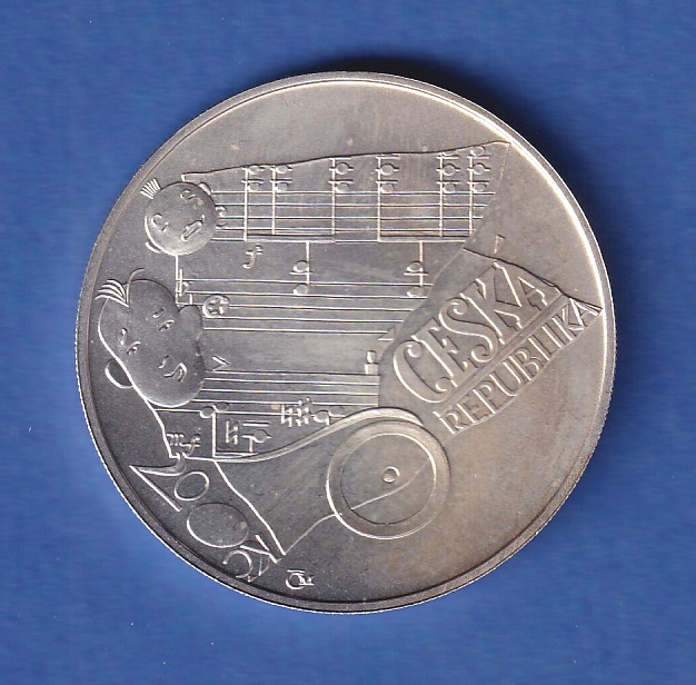 Tschechien 2006 Silbermünze 200 Kronen 100. Geburtstag von Jaroslav ... Tschechien 2006 Silbermünze 200 Kronen 100. Geburtstag von Jaroslav ...